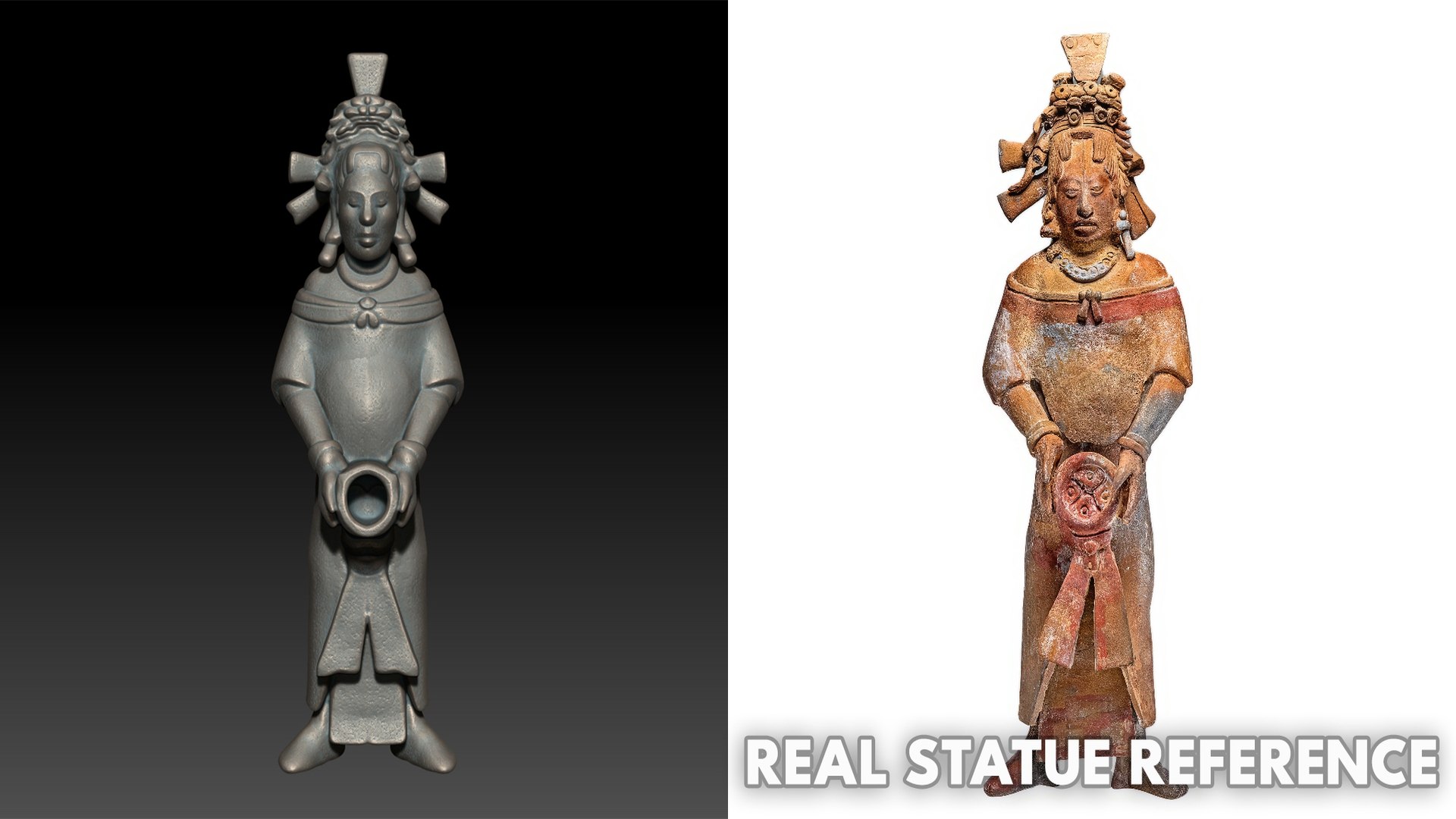 Ancient Mayan Statue Collection 241227 3D Model - TurboSquid 2330855