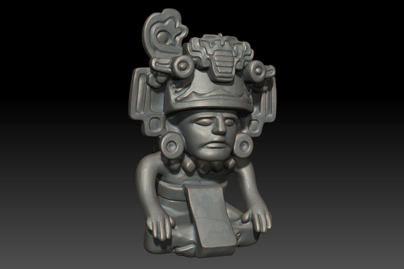 Ancient Mayan Statue Collection 241227 3D Model - TurboSquid 2330855