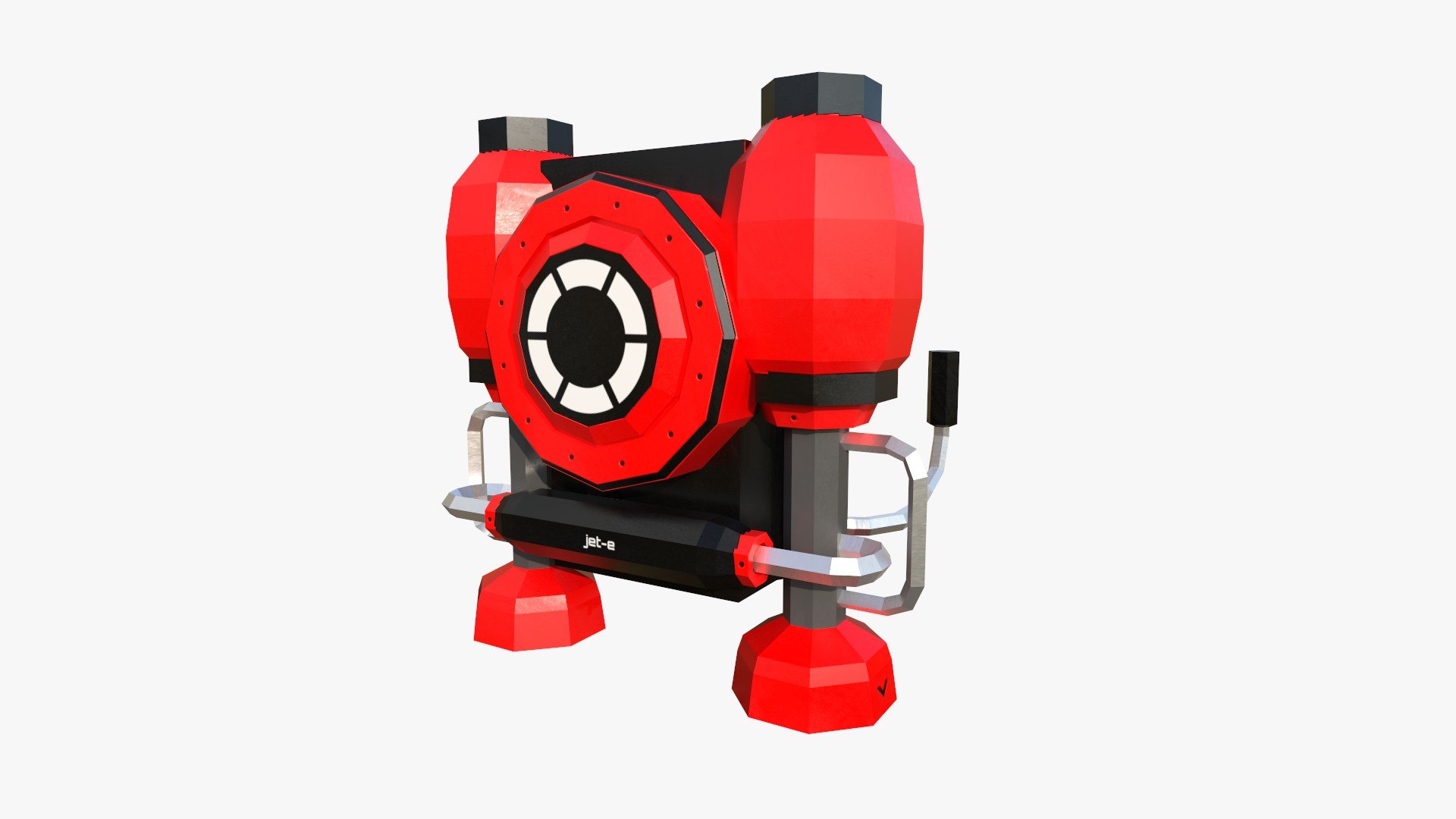 Jetpack Low Poly E02 - SciFi Character Design 3D Model - TurboSquid 2255385