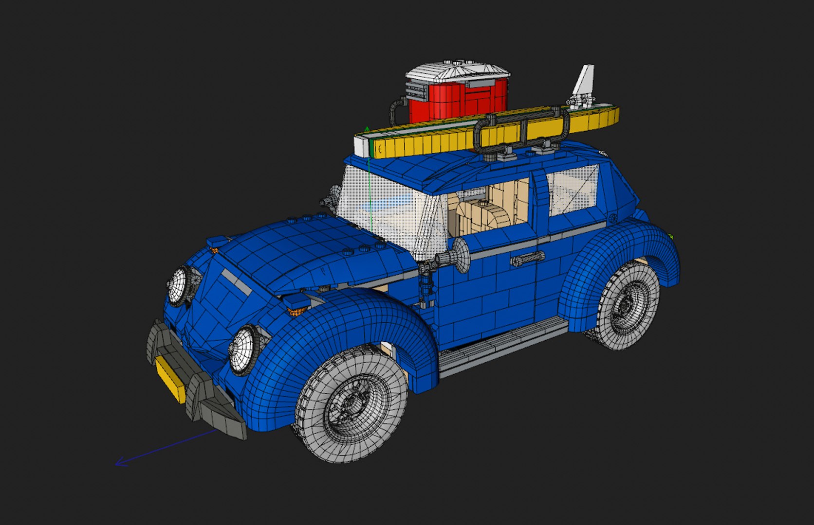 3D Lego Car Model - TurboSquid 1196569