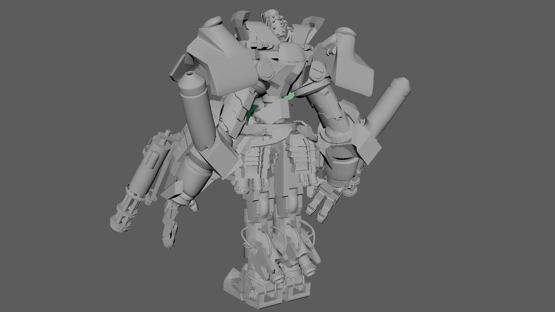 3D Fully Rigged Robot Model - TurboSquid 1960751
