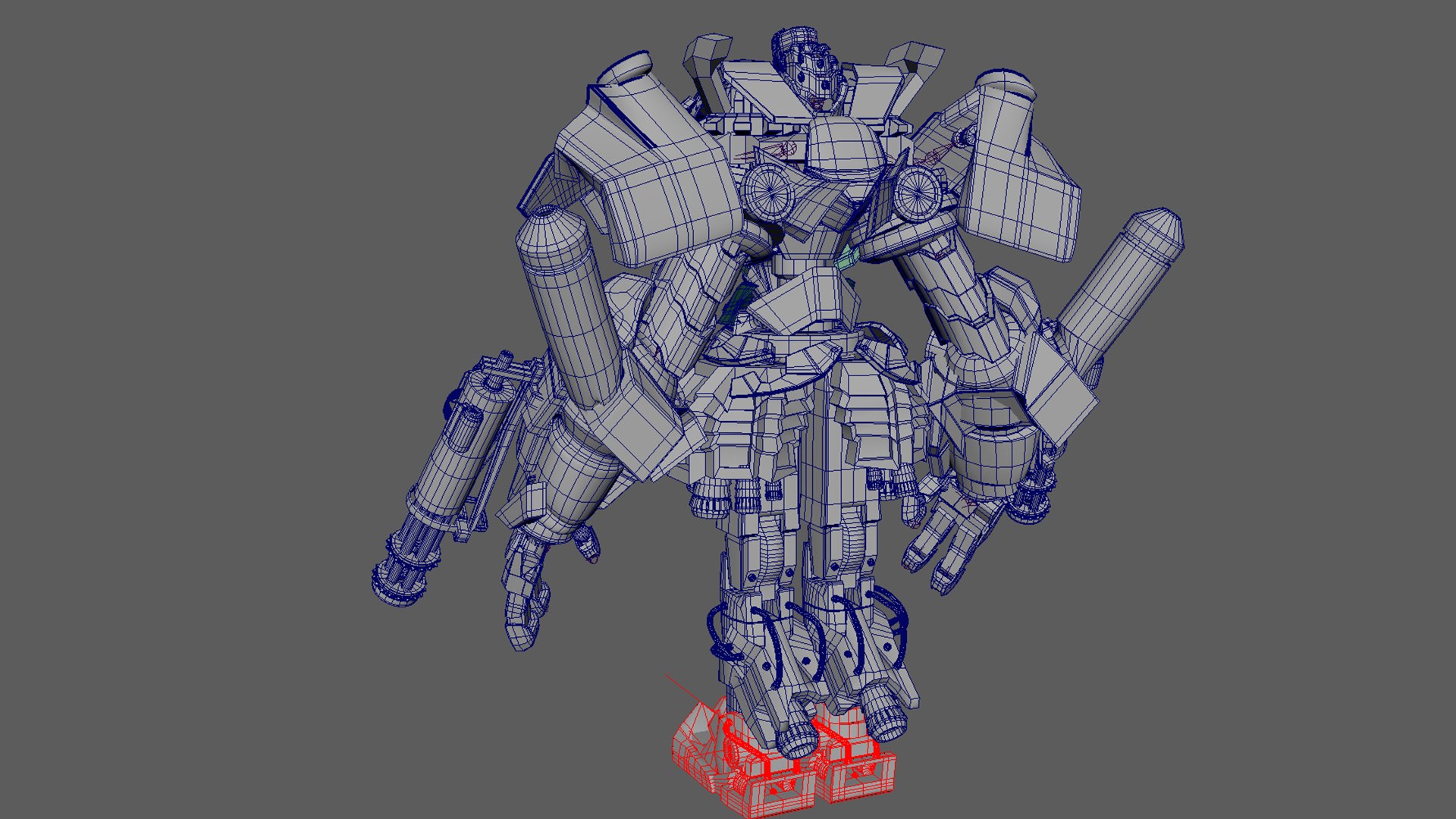 3D Fully Rigged Robot Model - TurboSquid 1960751
