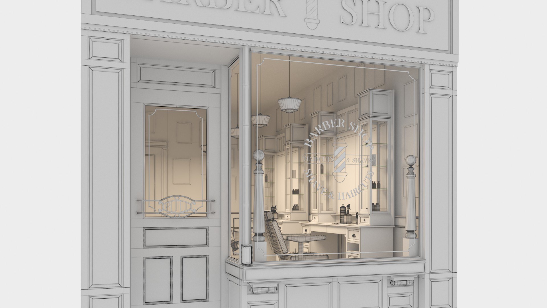 Barber Shop 3D Model - TurboSquid 2305973