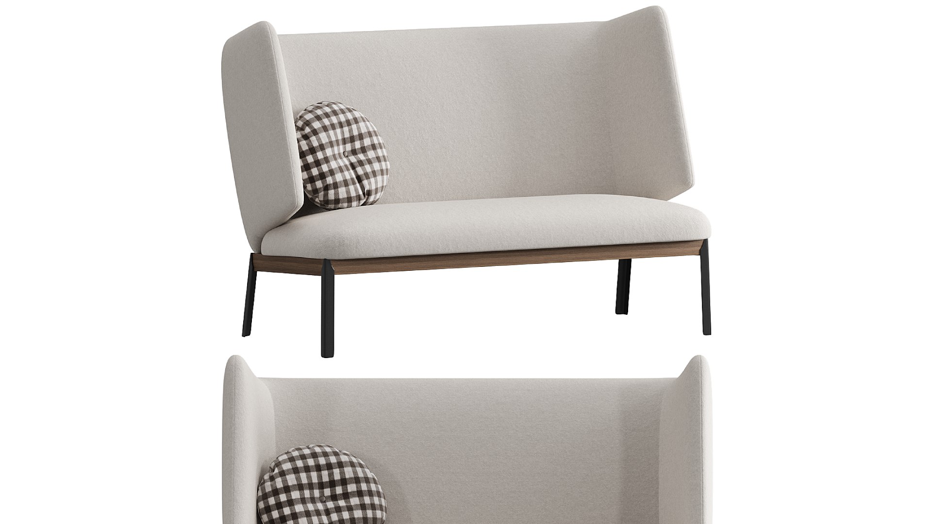 3D HUG LOVE SEAT By Arflex Model - TurboSquid 2200210