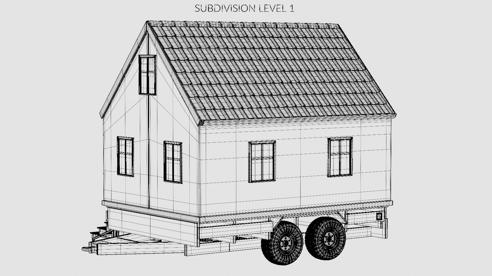 Tiny House 2 3D Model - TurboSquid 2111911
