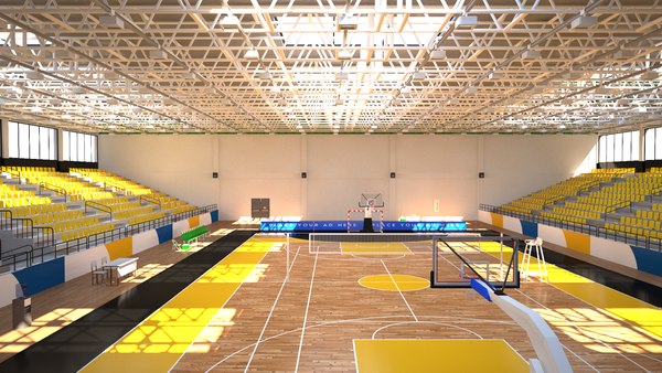 modelo 3d Estadio Multiusos - TurboSquid 1888279