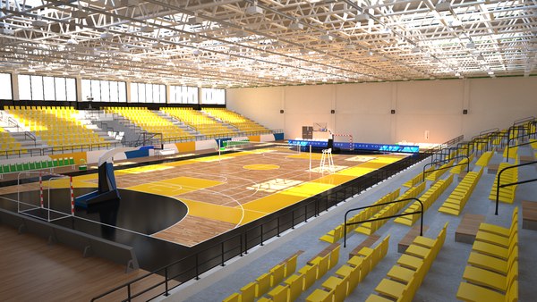 modelo 3d Estadio Multiusos - TurboSquid 1888279