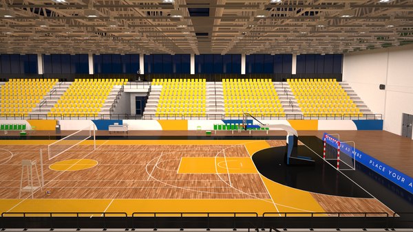 modelo 3d Estadio Multiusos - TurboSquid 1888279