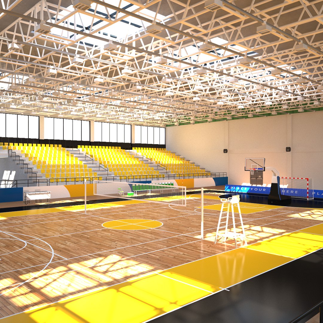 modelo 3d Estadio Multiusos - TurboSquid 1888279