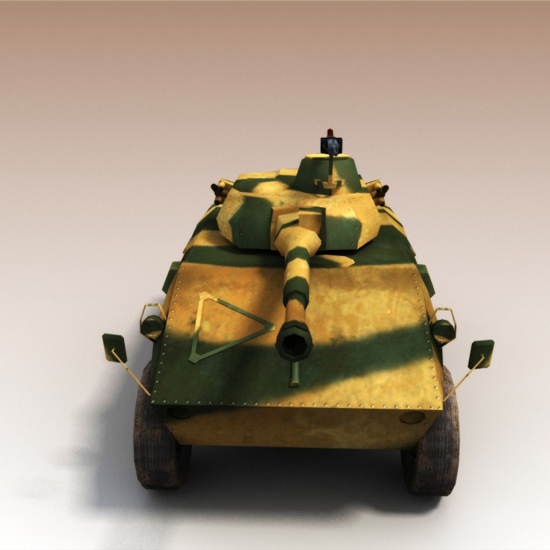 3d Model Ee-9 Cascavel