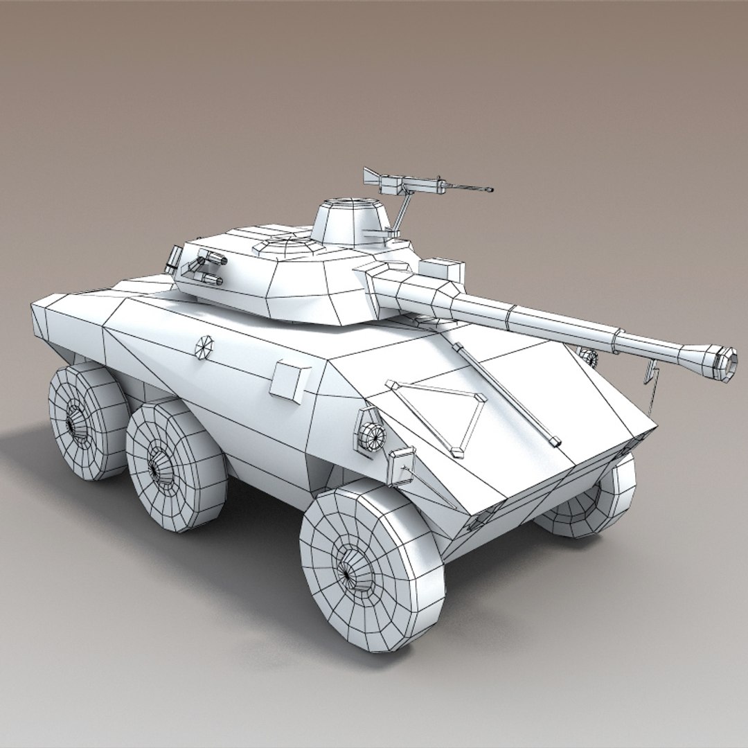 3d Model Ee-9 Cascavel