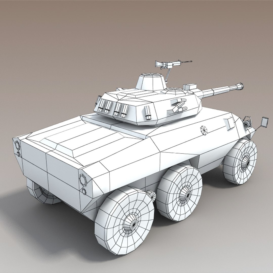 3d Model Ee-9 Cascavel