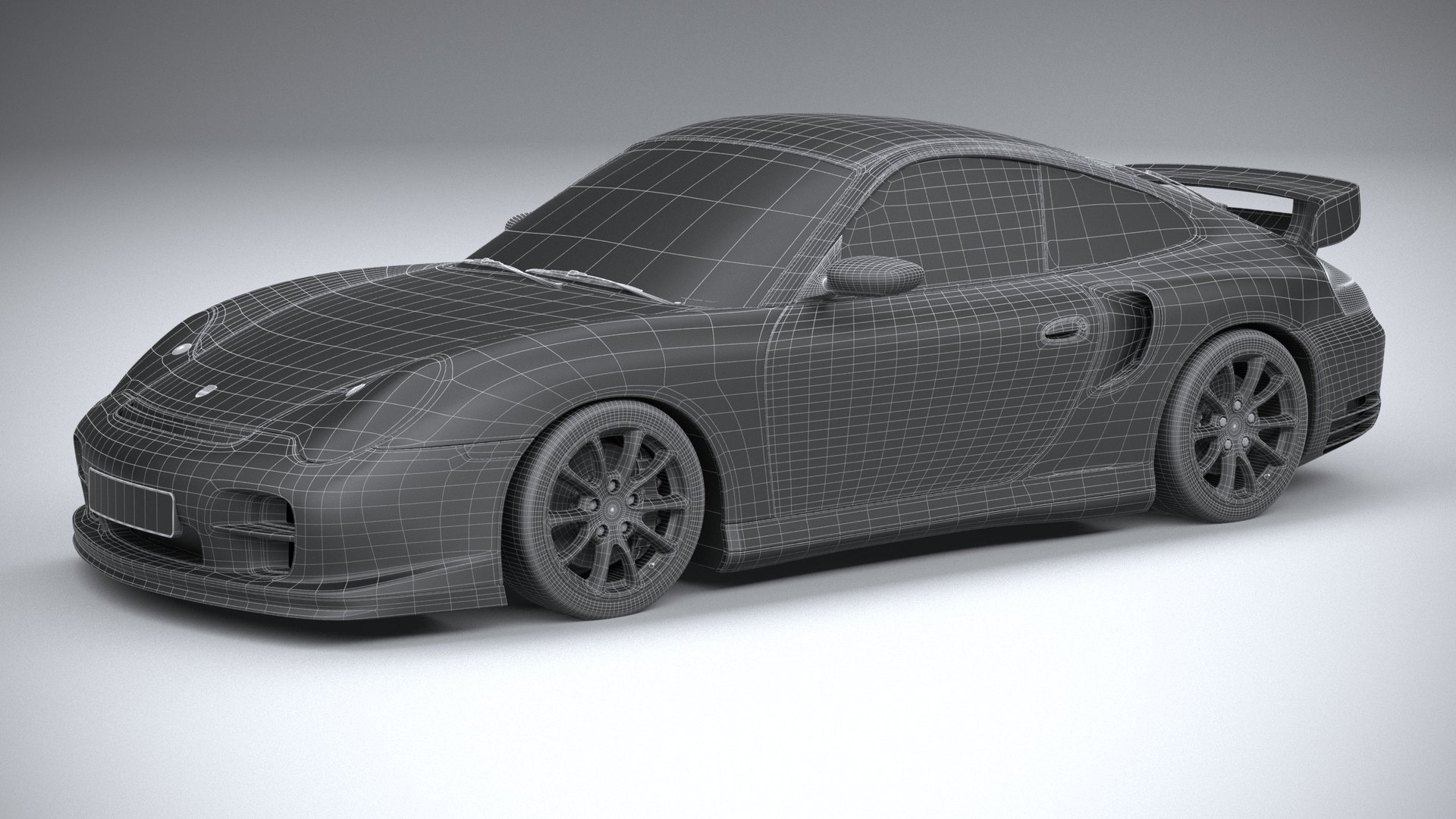 Porsche 911 GT2 996 2003 3D model - TurboSquid 2014655