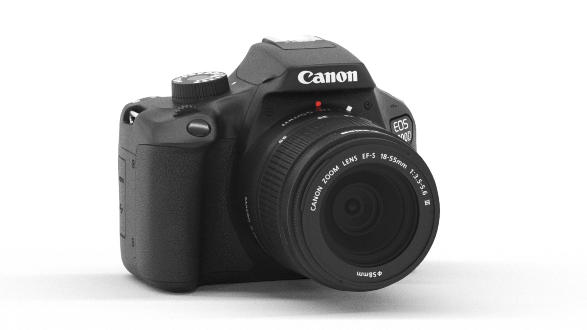 3D Canon EOS 4000D Model - TurboSquid 2339822