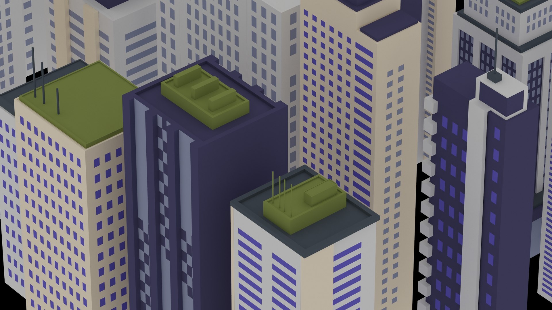 15 Building Low Poly Set 3D Model - TurboSquid 2044536