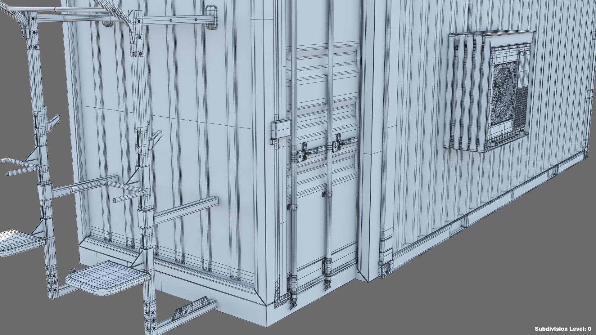 Gym Container 2 Model - TurboSquid 1802162