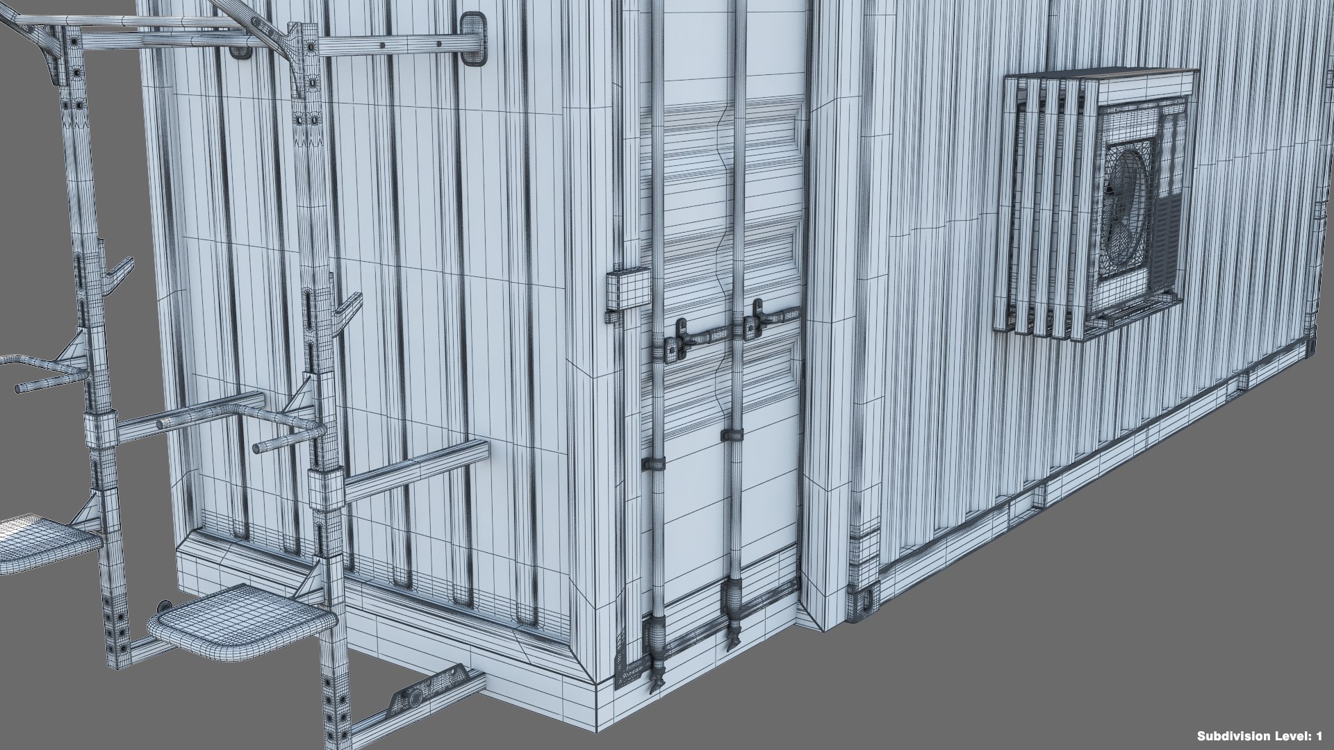 Gym Container 2 Model - TurboSquid 1802162