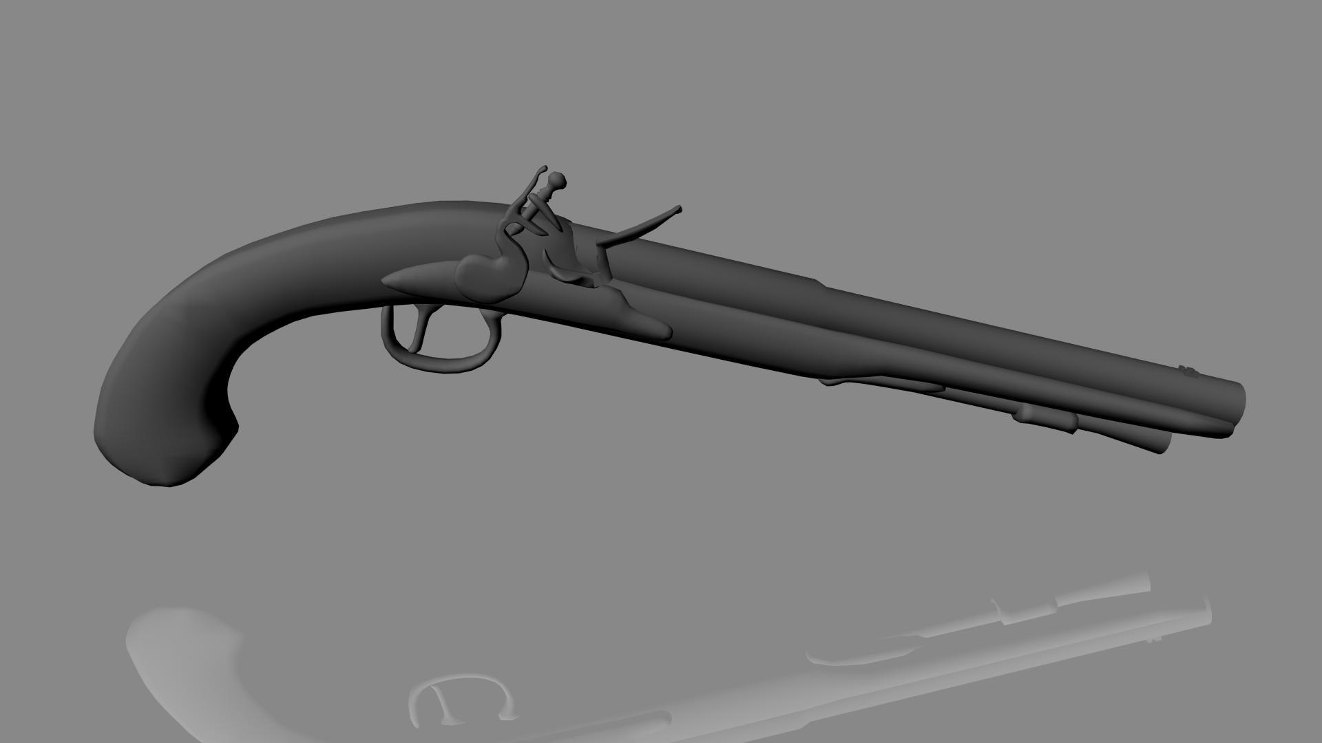 Dxf Flintlock Pistol
