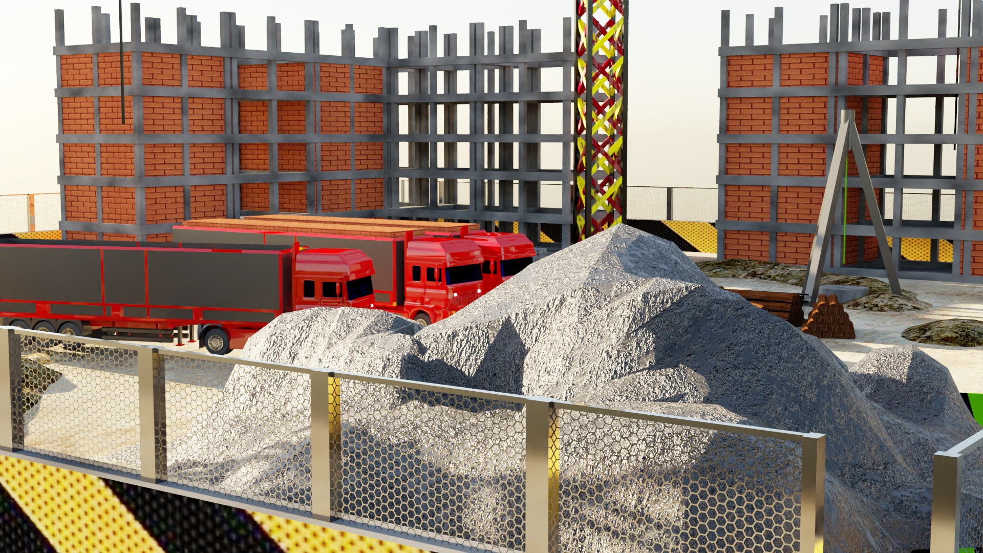 3D Construction City Map 4 Textures Model - TurboSquid 2090843