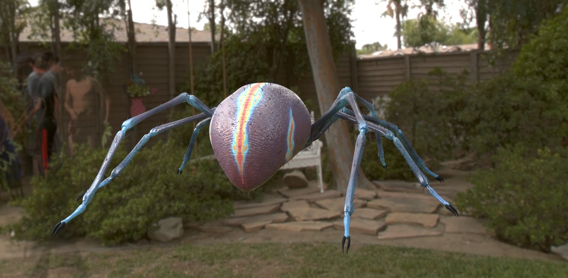 Production spider rigged 3D model - TurboSquid 1287239