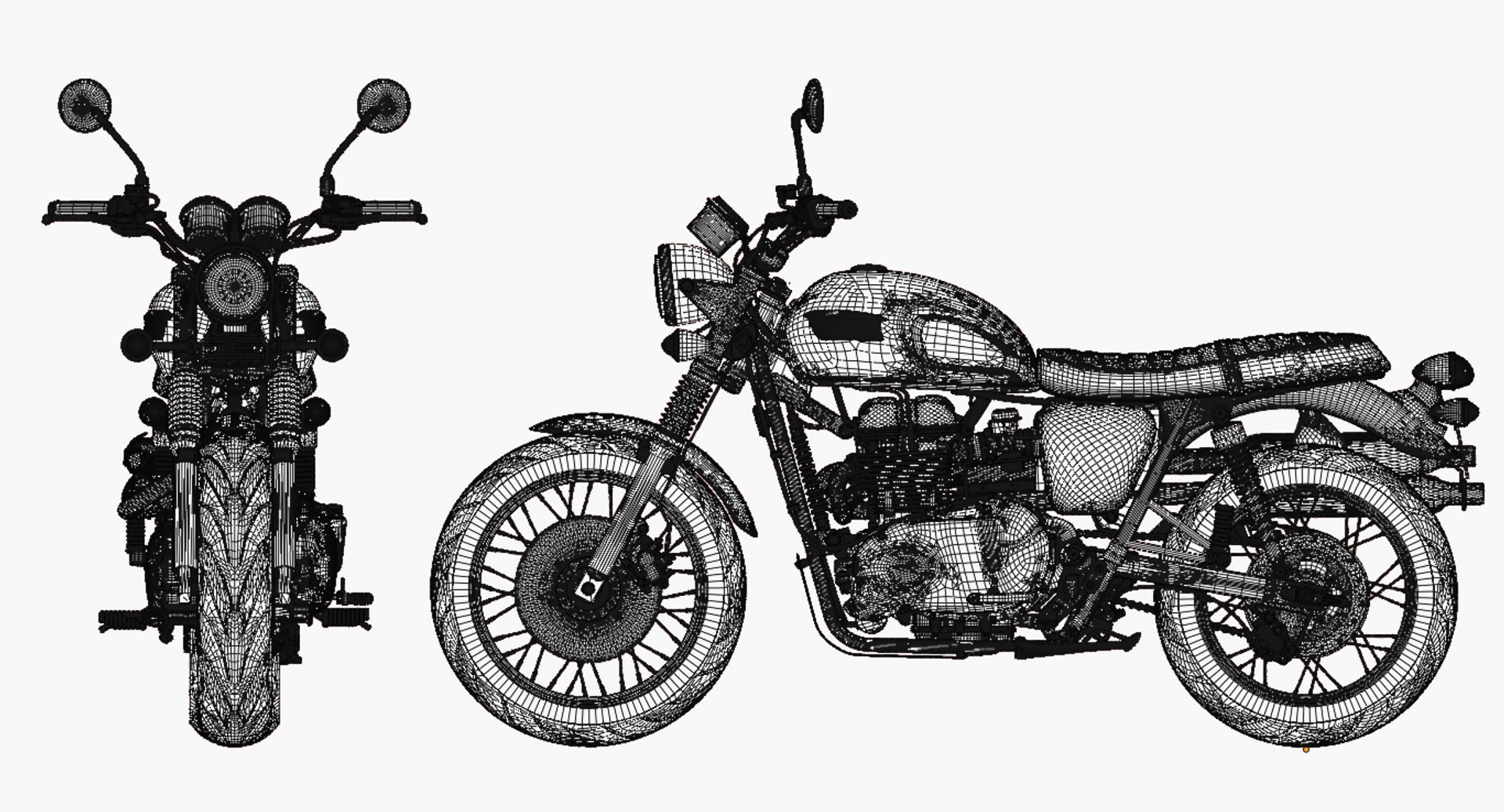 Triumph Motorcycle 3D Model - TurboSquid 1533250