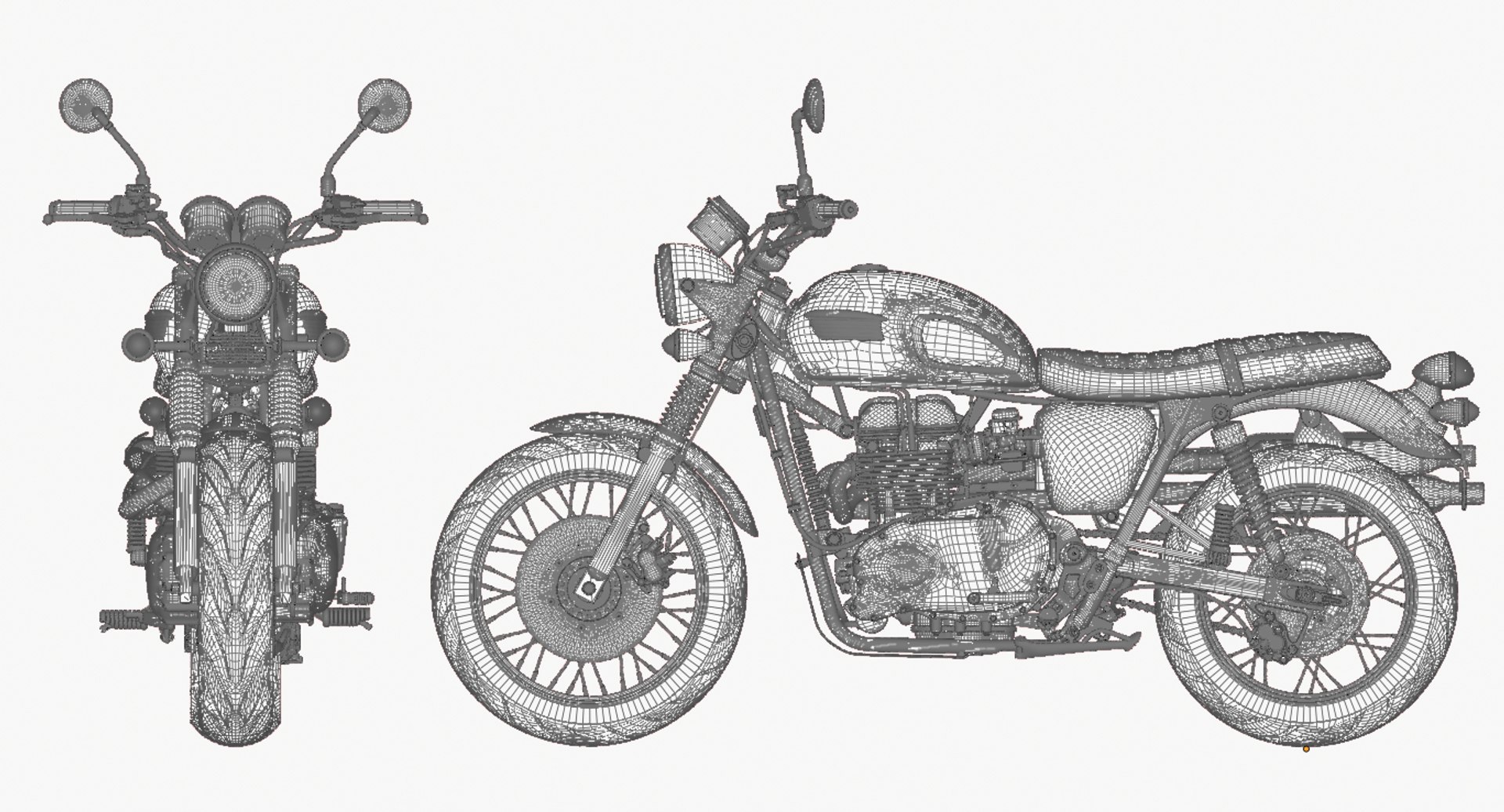 Triumph Motorcycle 3D Model - TurboSquid 1533250