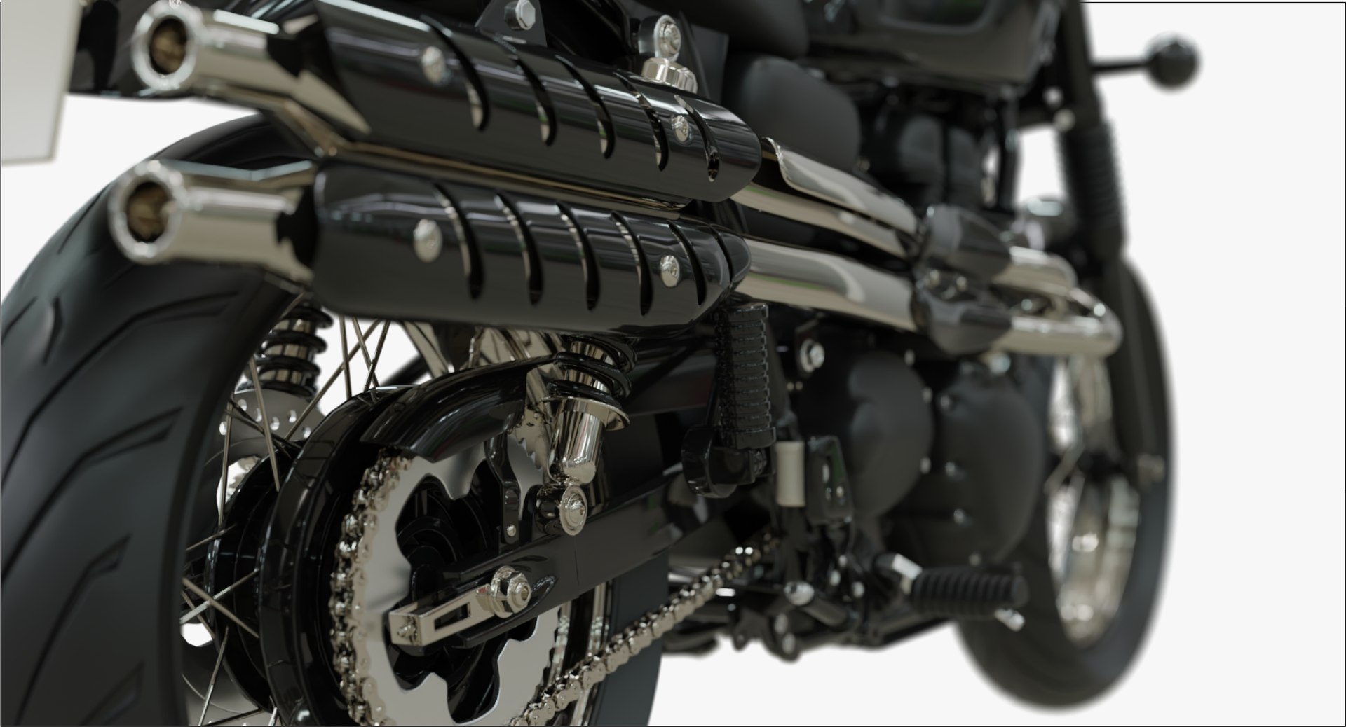 Triumph Motorcycle 3D Model - TurboSquid 1533250