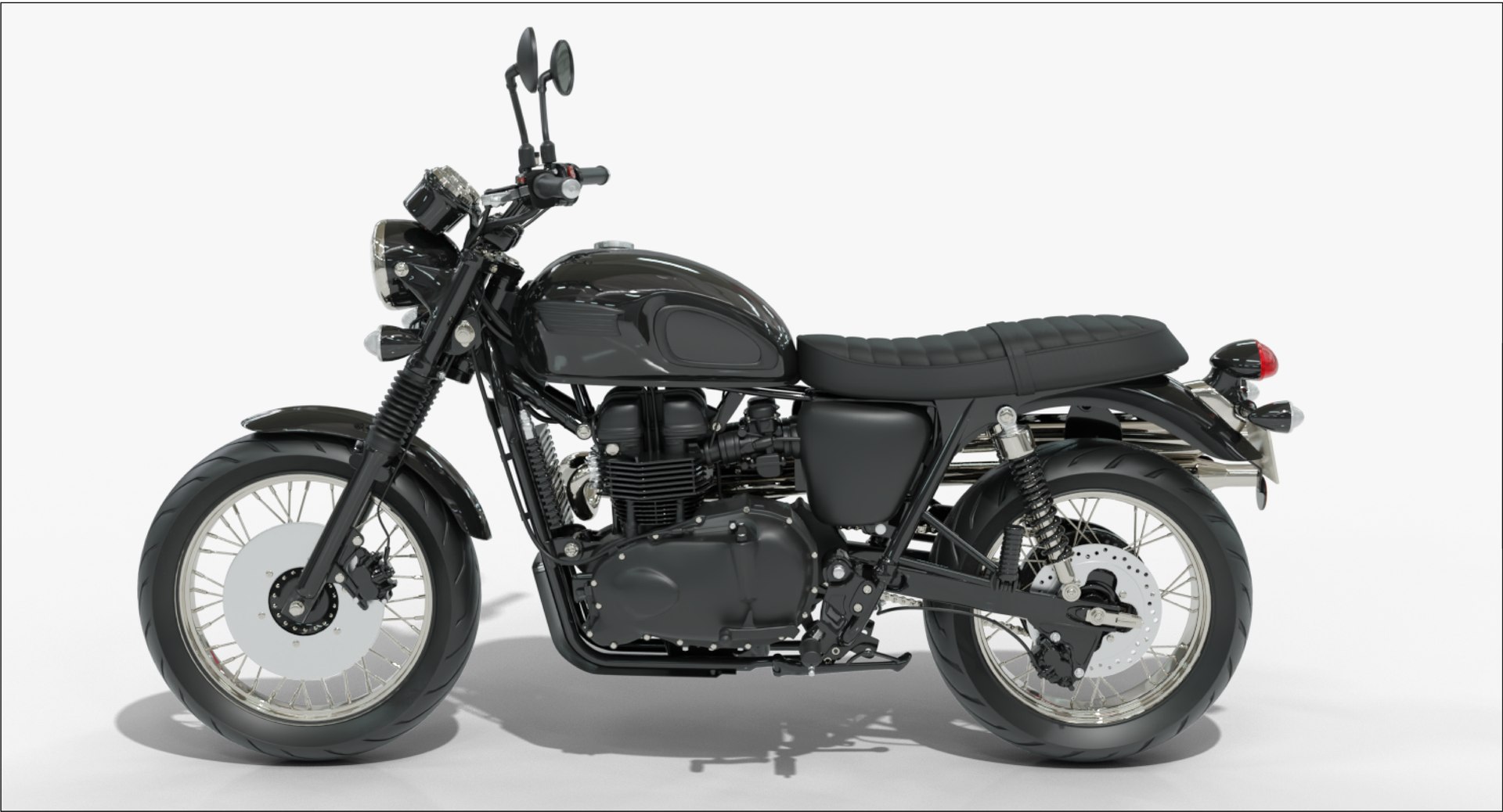 Triumph Motorcycle 3D Model - TurboSquid 1533250