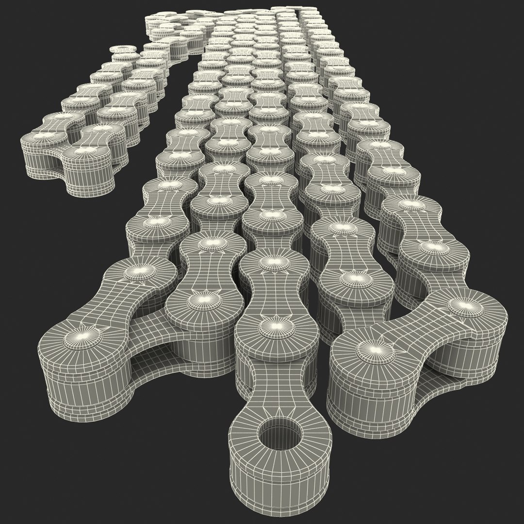 3d Model Bicycle Chain