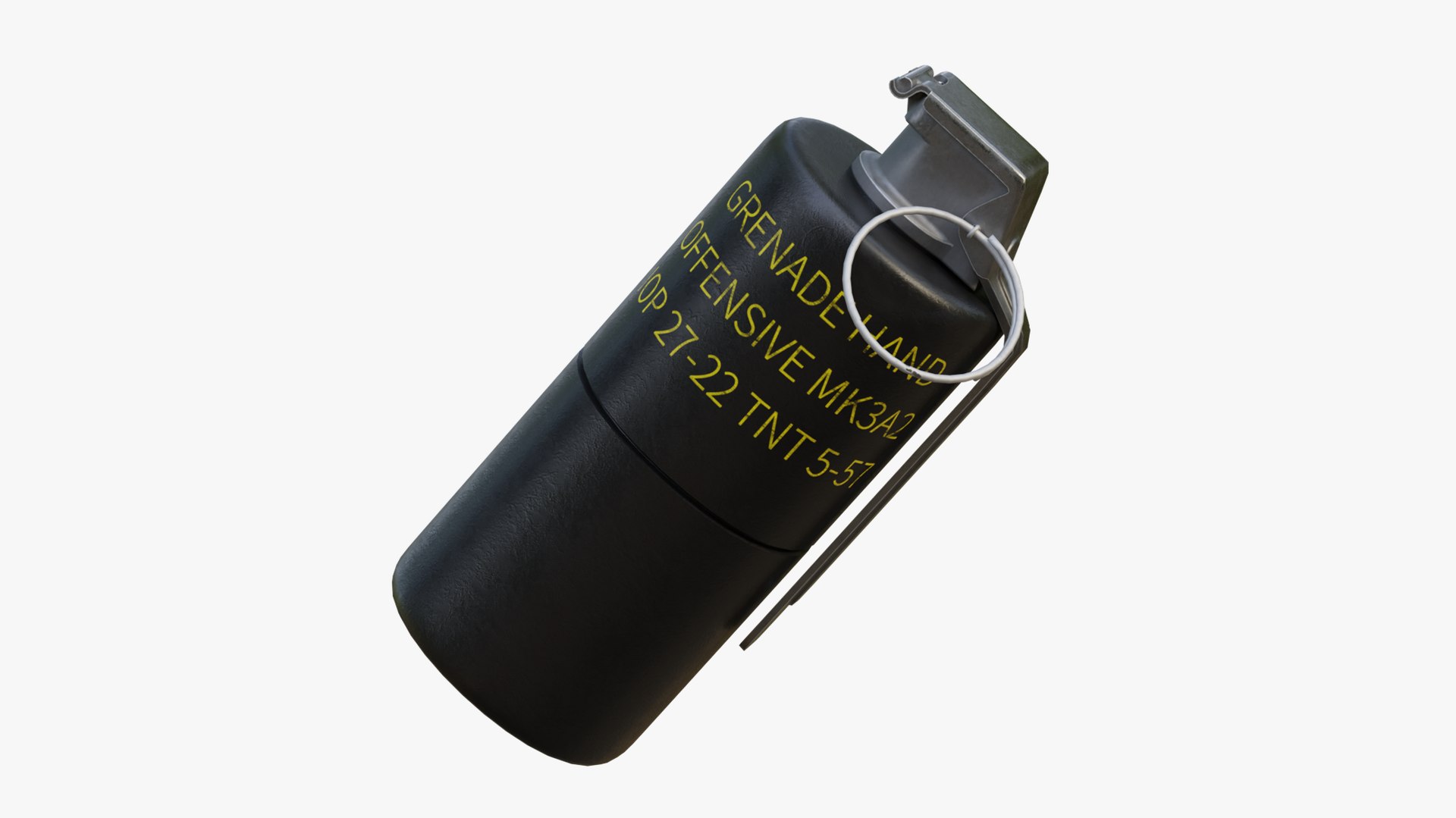 MK3A2 And MK2 Hand Grenades 3D Model - TurboSquid 2245668