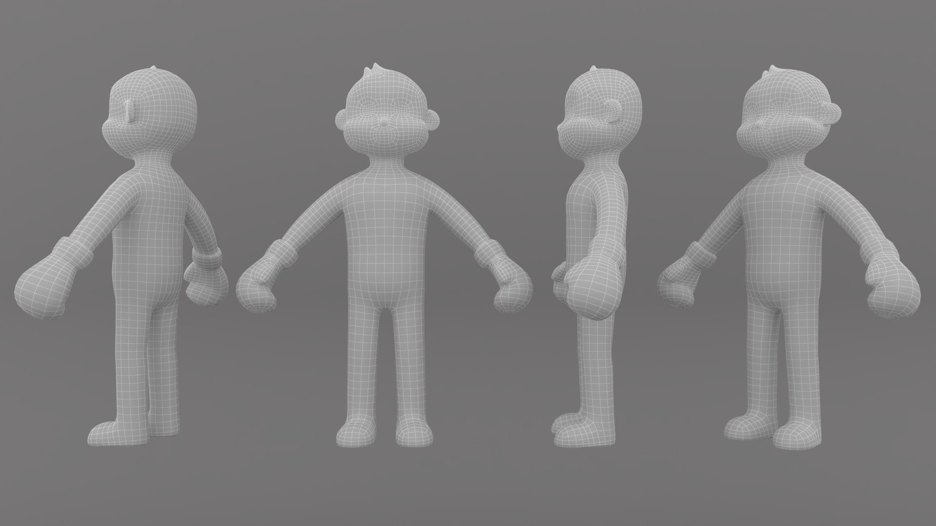 3D Boxing Monkey Animal Animated Model - TurboSquid 2164300