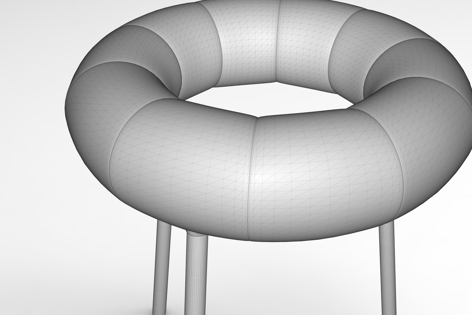 3D Donut Stool Model - TurboSquid 1738701