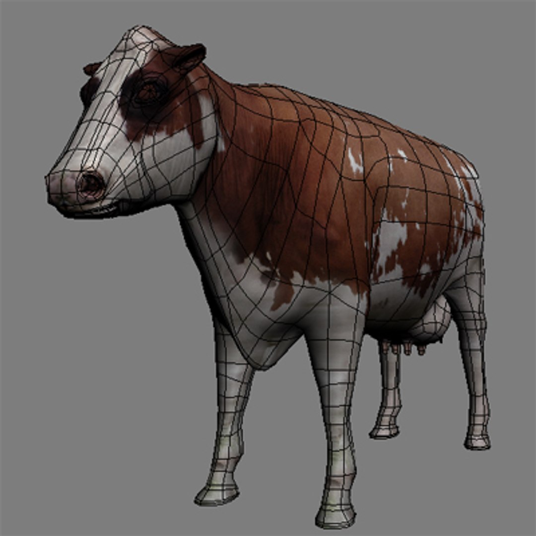 Cow 3d 3ds