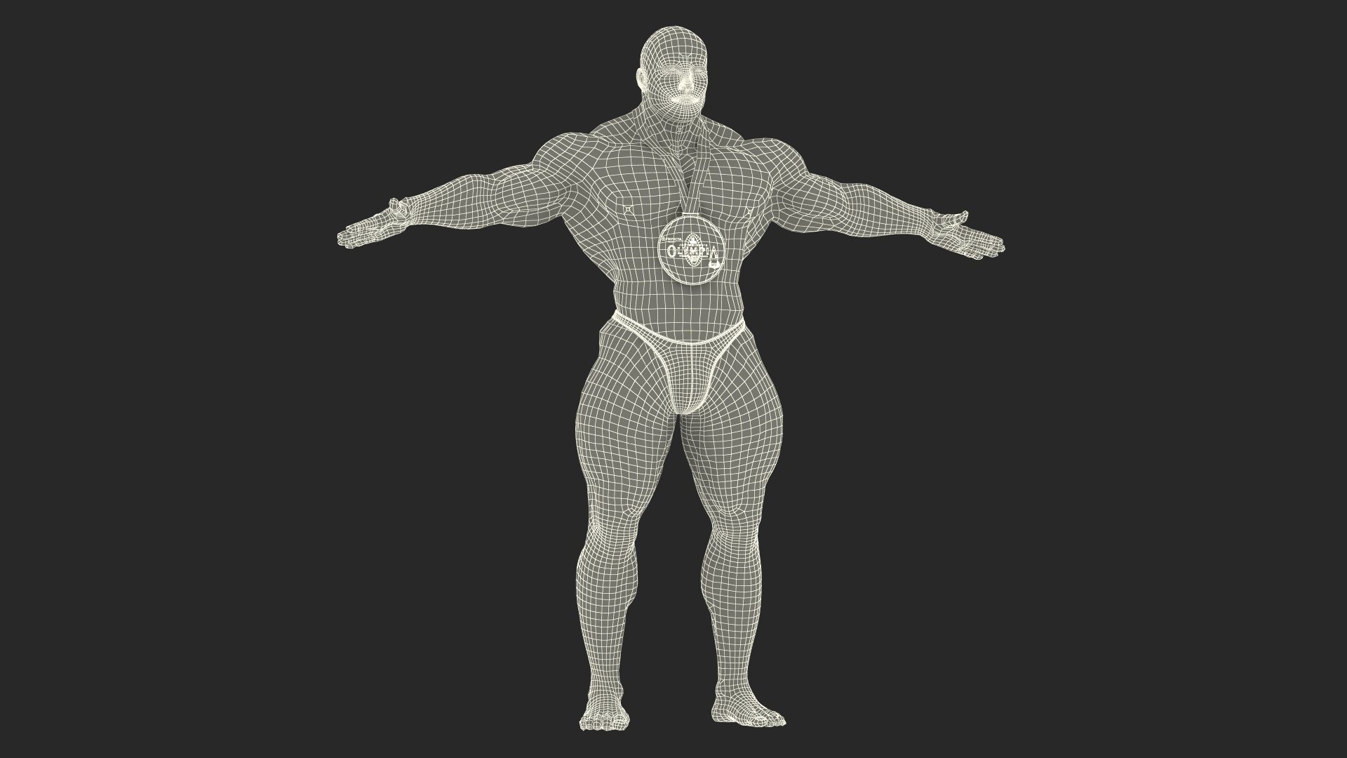 3D Muscular Bodybuilder Athlete Man Rigged - TurboSquid 2047633