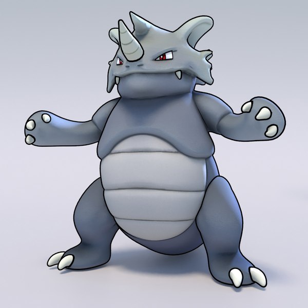 3d rhydon pokemon model