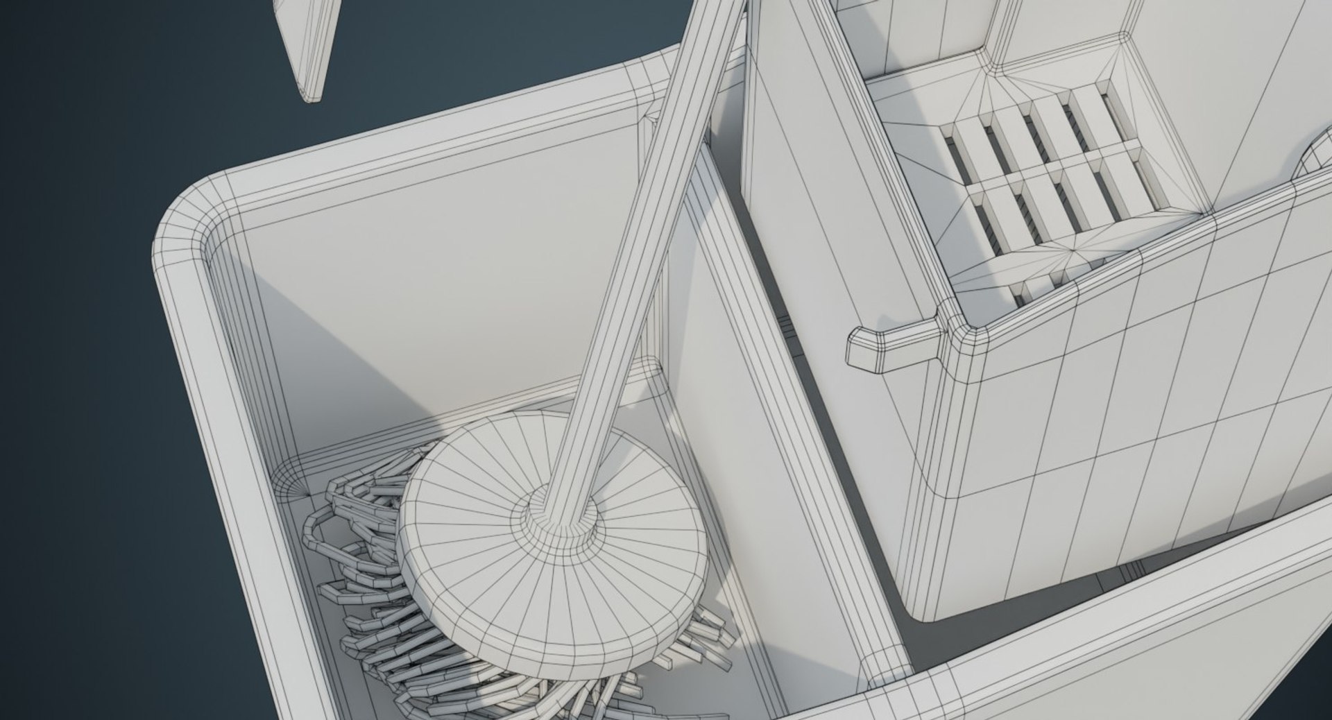 3D mop wringer 1b model - TurboSquid 1573529