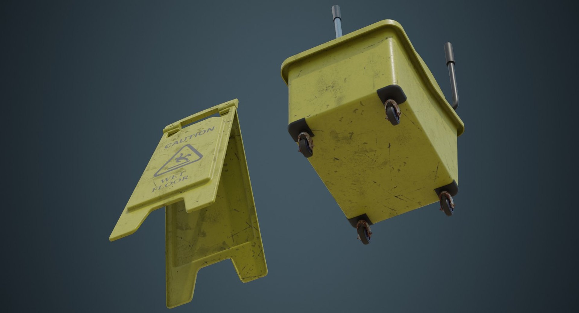 3D mop wringer 1b model - TurboSquid 1573529