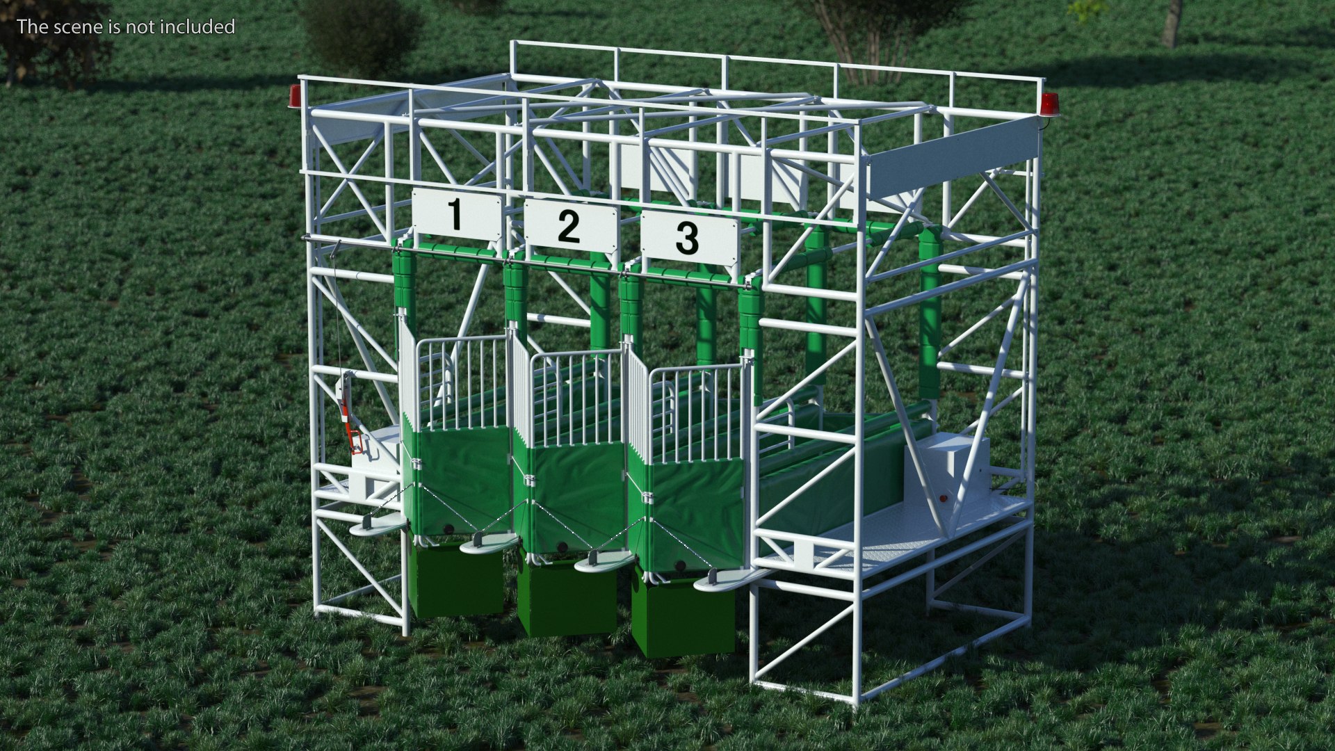 3D Horse Starting Gates For 3 Places Rigged For Cinema 4D - TurboSquid ...