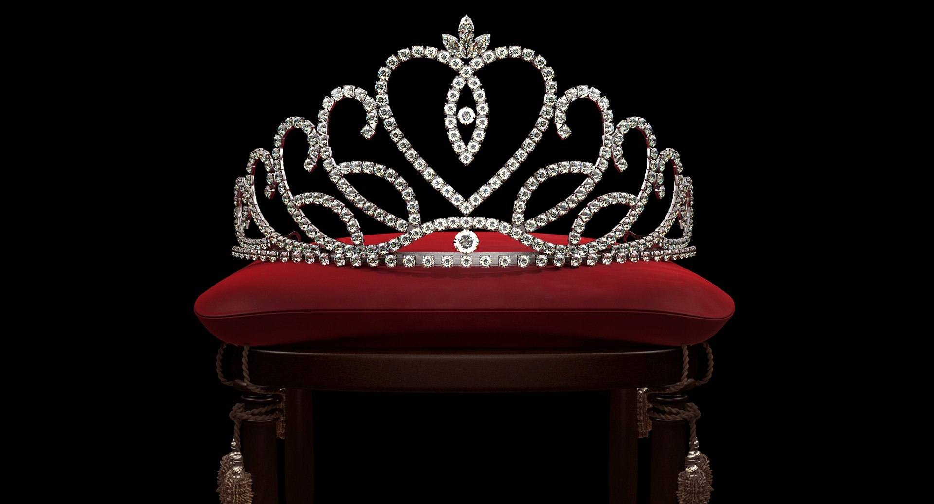 Crystal tiara 3D model - TurboSquid 1400770