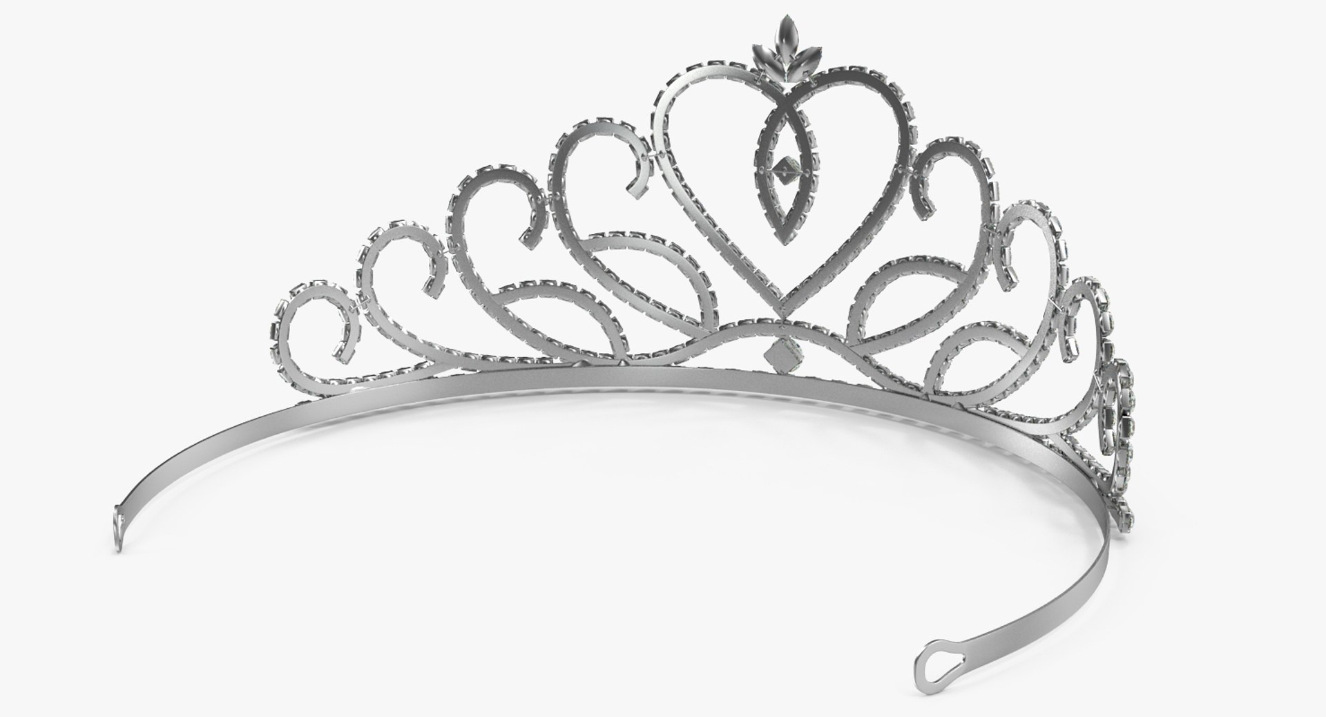 Crystal tiara 3D model - TurboSquid 1400770