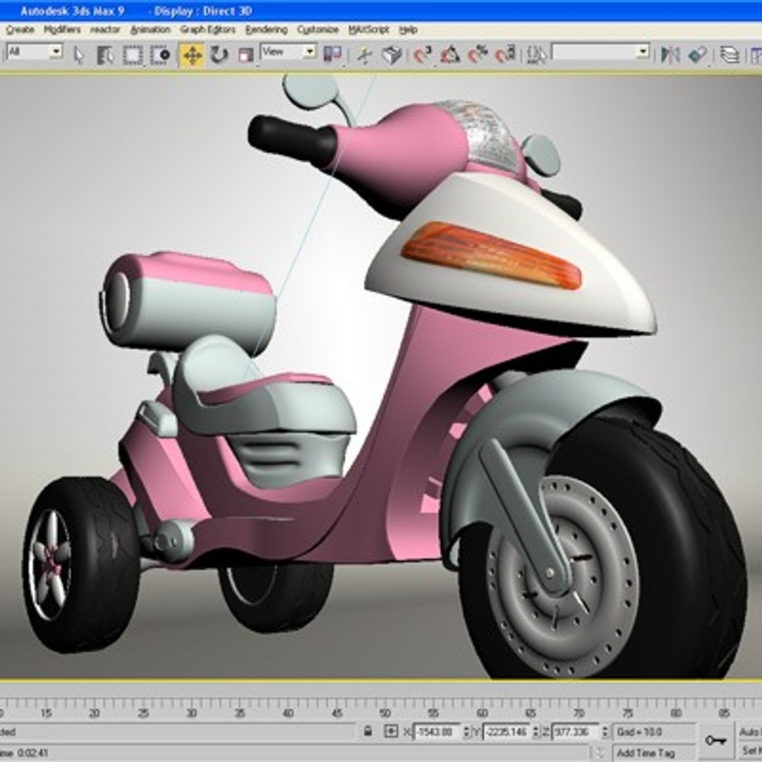 toy motorcycle 3d model