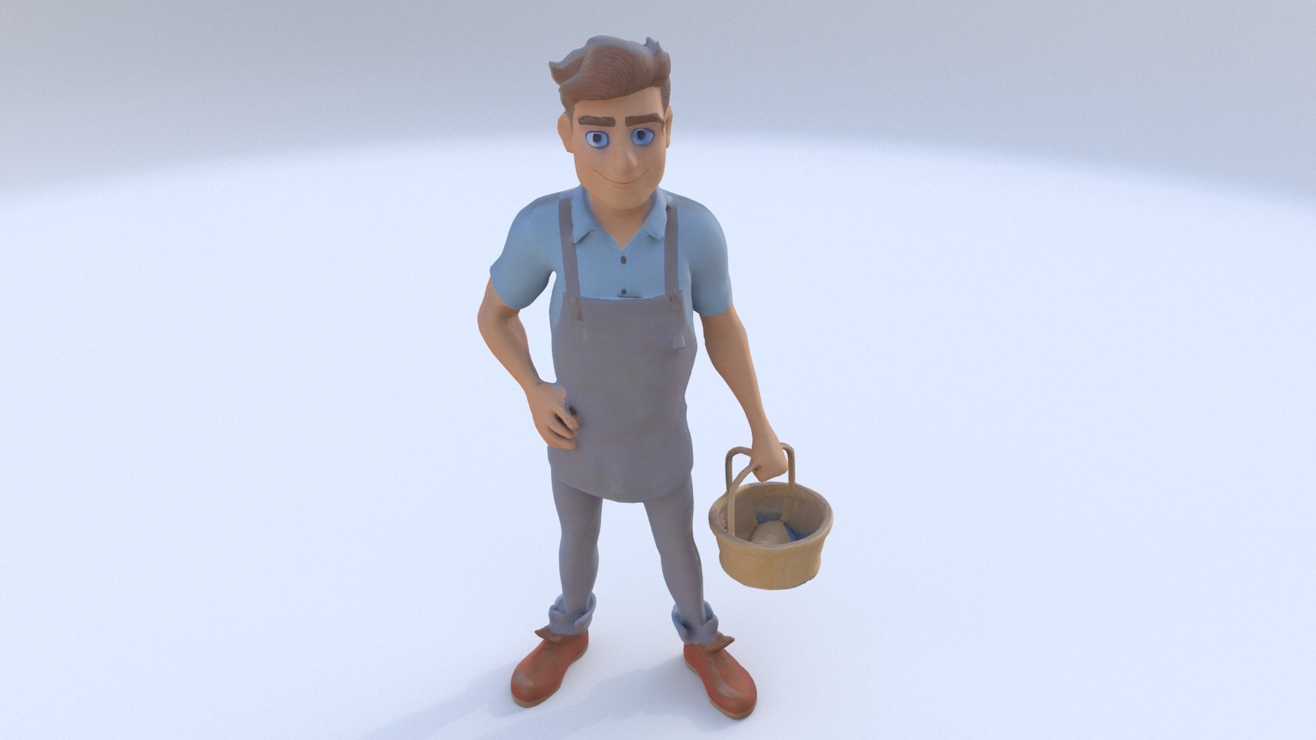 Retail Store Employee Male Model - TurboSquid 2333494