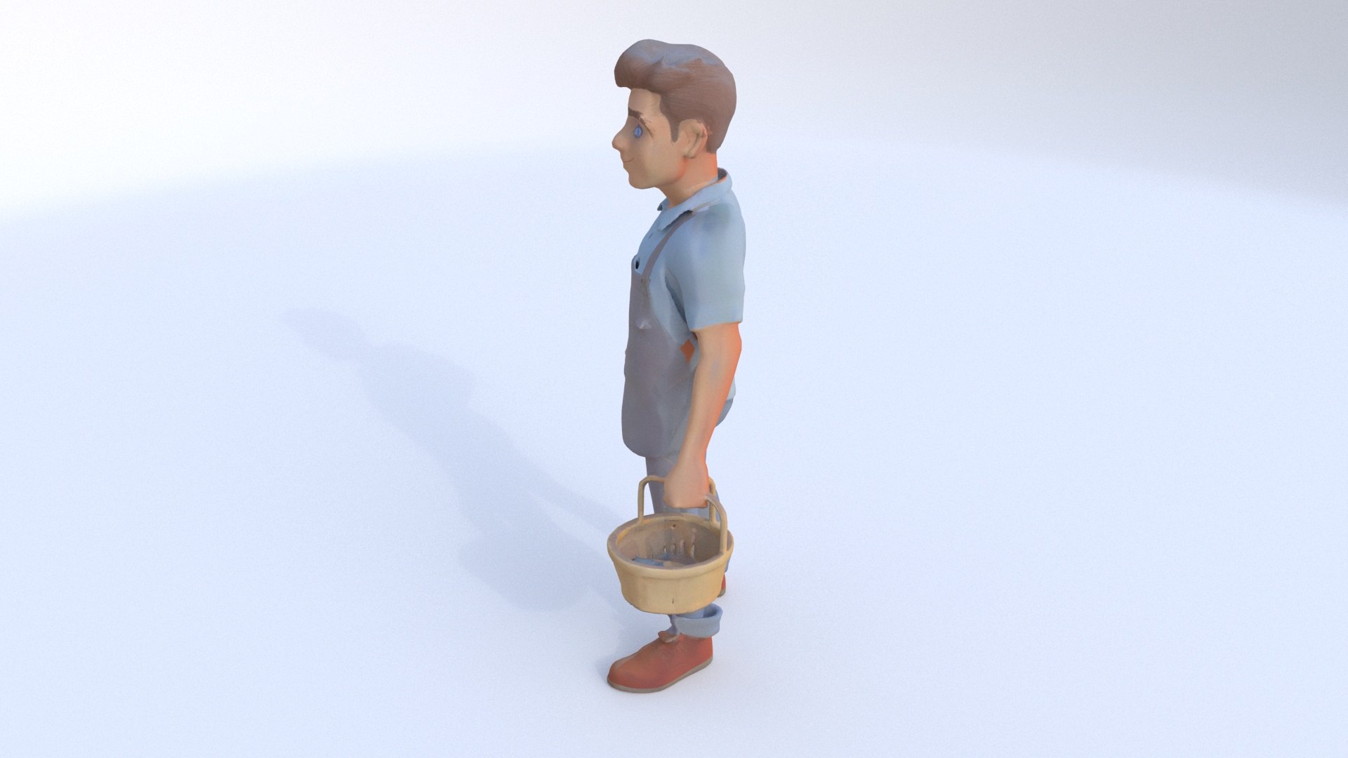 Retail Store Employee Male Model - TurboSquid 2333494