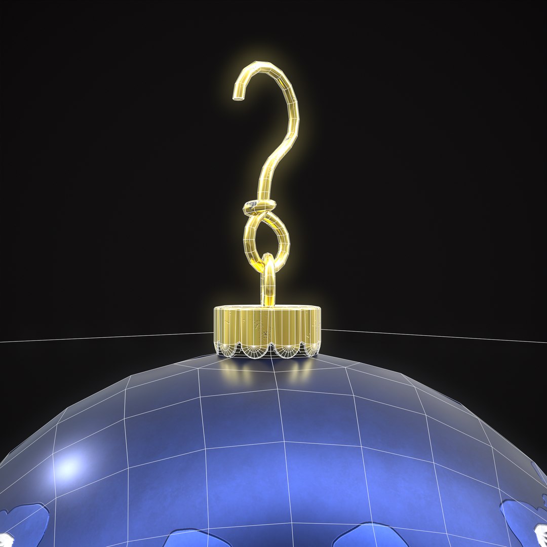 Saphire Blue With Flake Ball 3D - TurboSquid 2010626