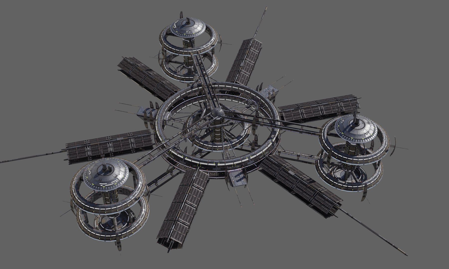 Space Station 3D Model - TurboSquid 1374670