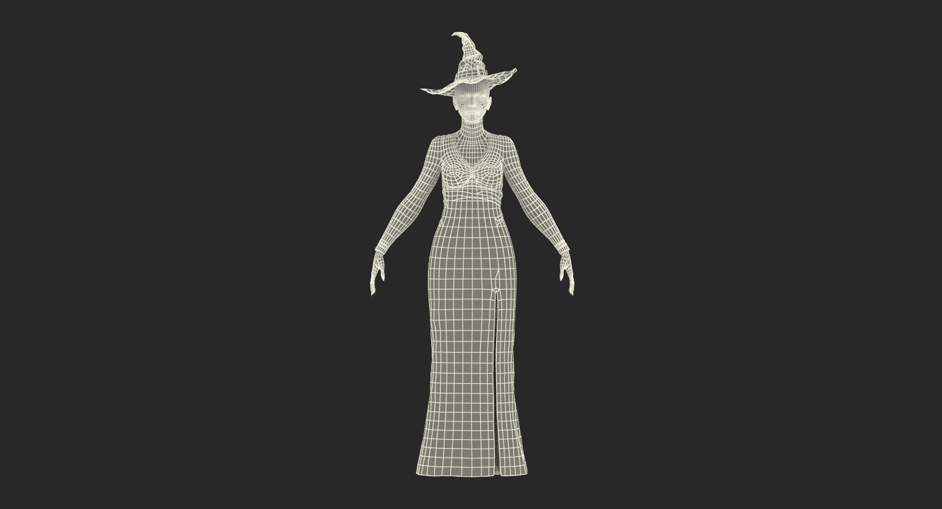 Witch Woman Rigged 3D Model - TurboSquid 1206380