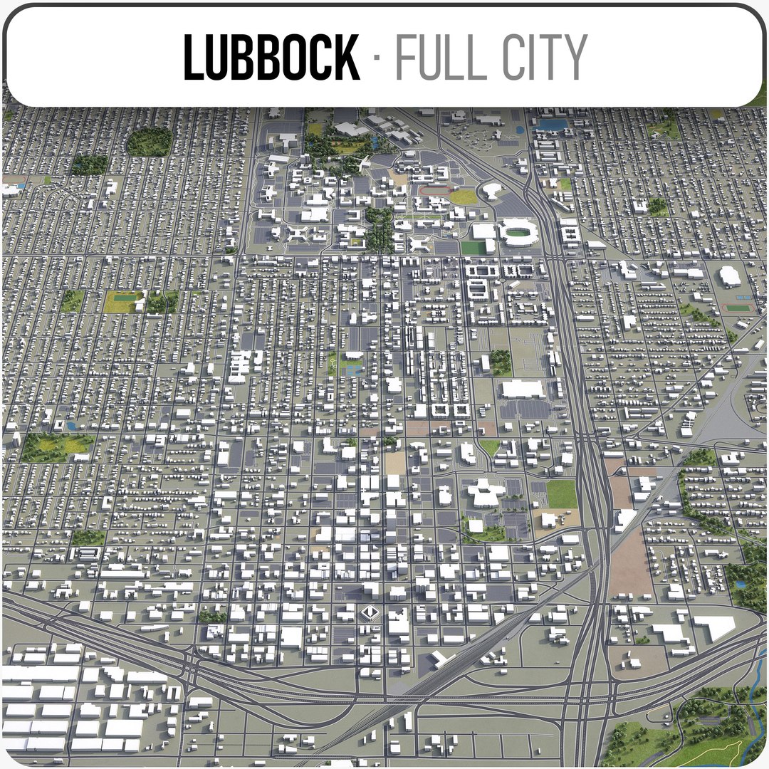 Lubbock 3D model - TurboSquid 1555401