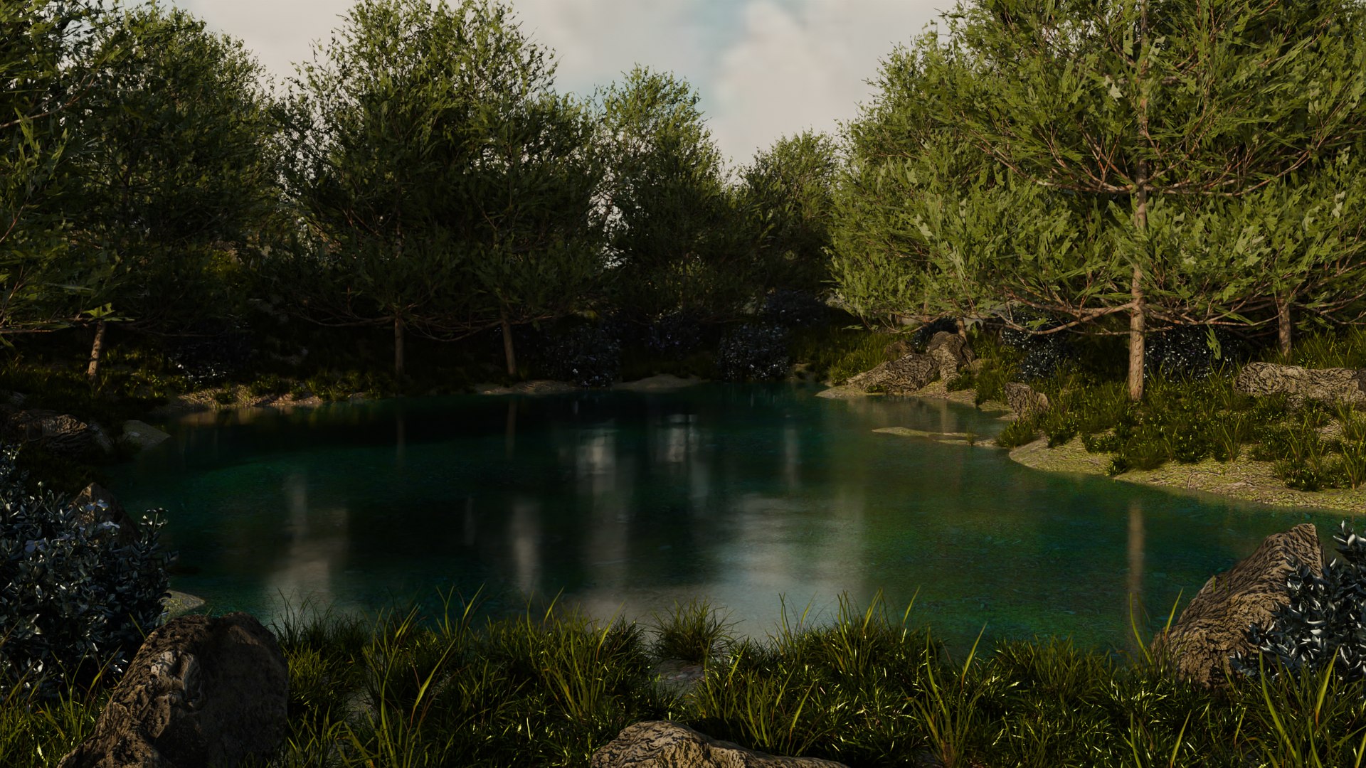 Forest Landscape 3D Model - TurboSquid 2245258