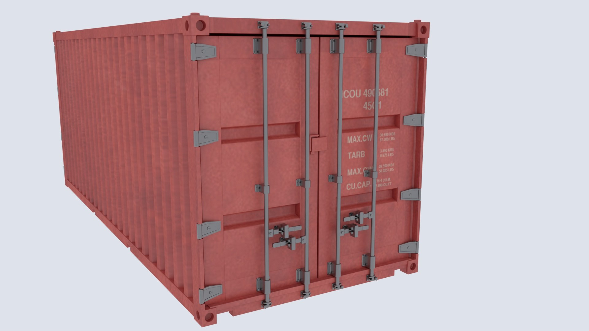 3D Container Turbosquid Model - TurboSquid 2338577