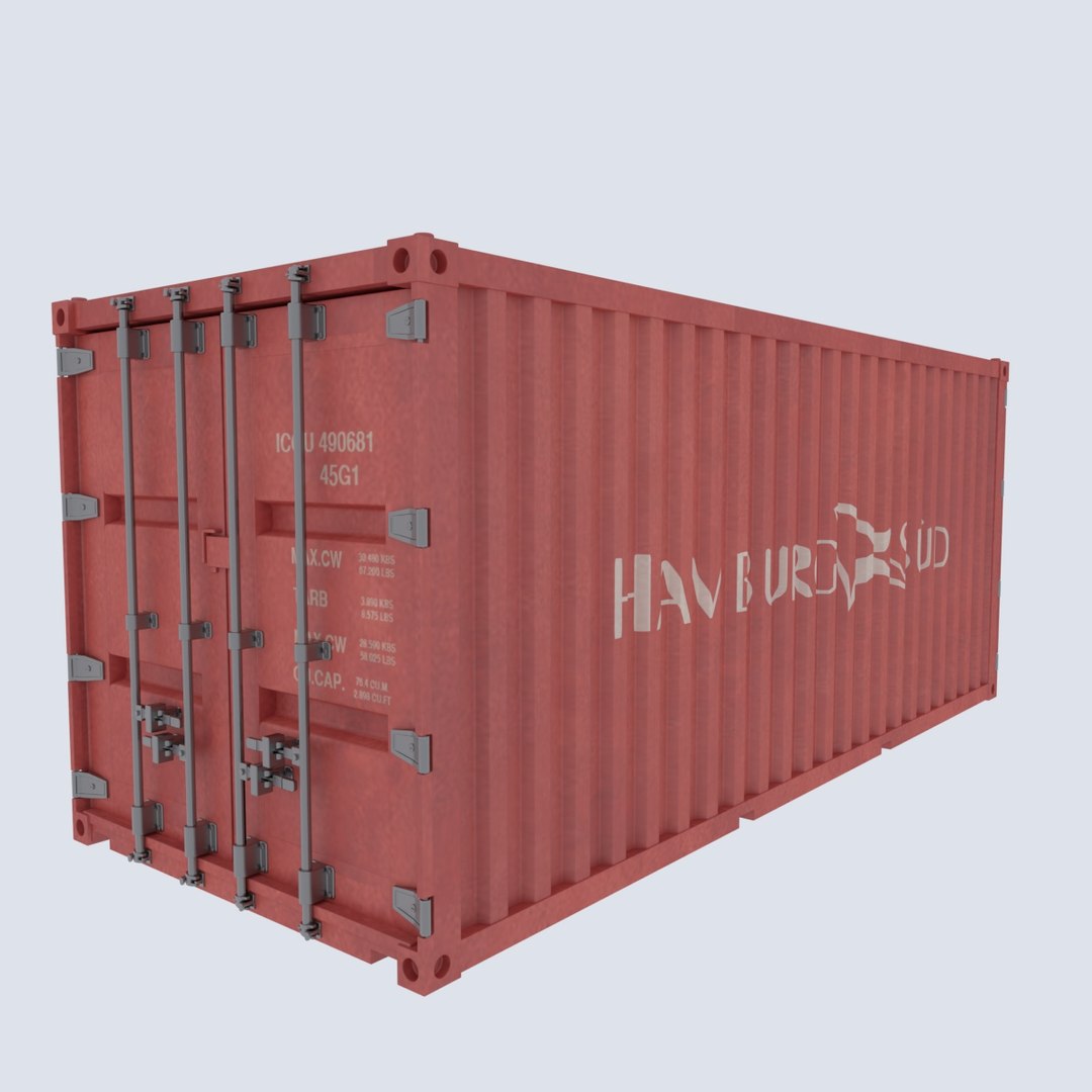 3D Container Turbosquid Model - TurboSquid 2338577